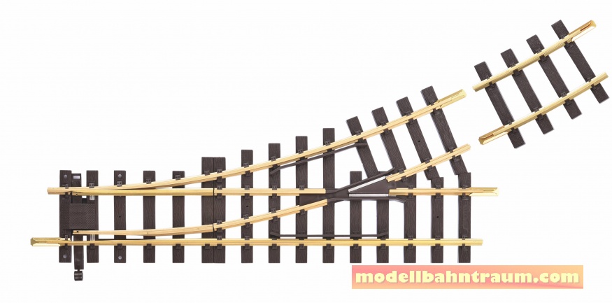 Piko 35228 Weiche G-WLR3 22,5° G-Spur Modellbahntraum Piko 35228 Weiche ...