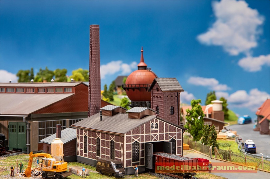 Faller 222225 Heizwerk N-Spur modellbahntraum Faller 222225 Heizwerk N ...