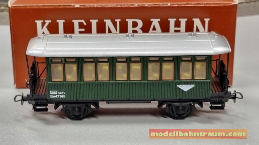Kleinbahn 370 BBÖ Personenzugwagen grün H0 Kleinbahn 370 BBÖ ...